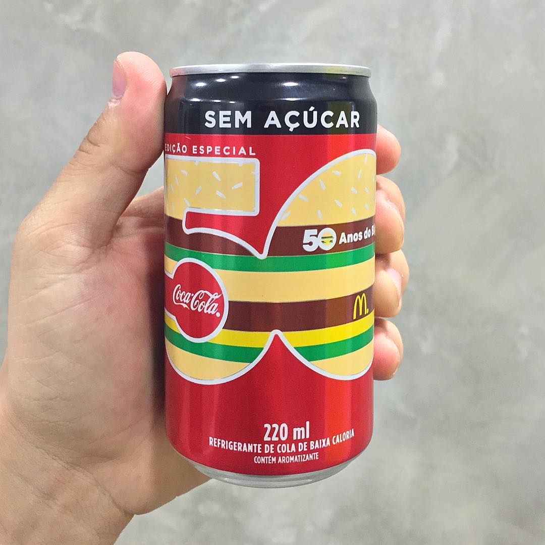 Coca-Cola Zero Açucar Edição Especial 50 anos de Big Mac – @ExperimentaIsso