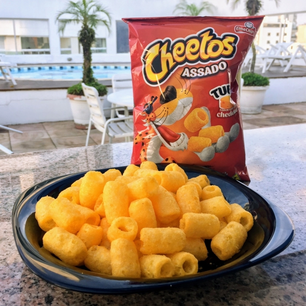 🇧🇷Cheetos Tubo – Sabor Cheddar (Re-lançamento 2018) – @ExperimentaIsso