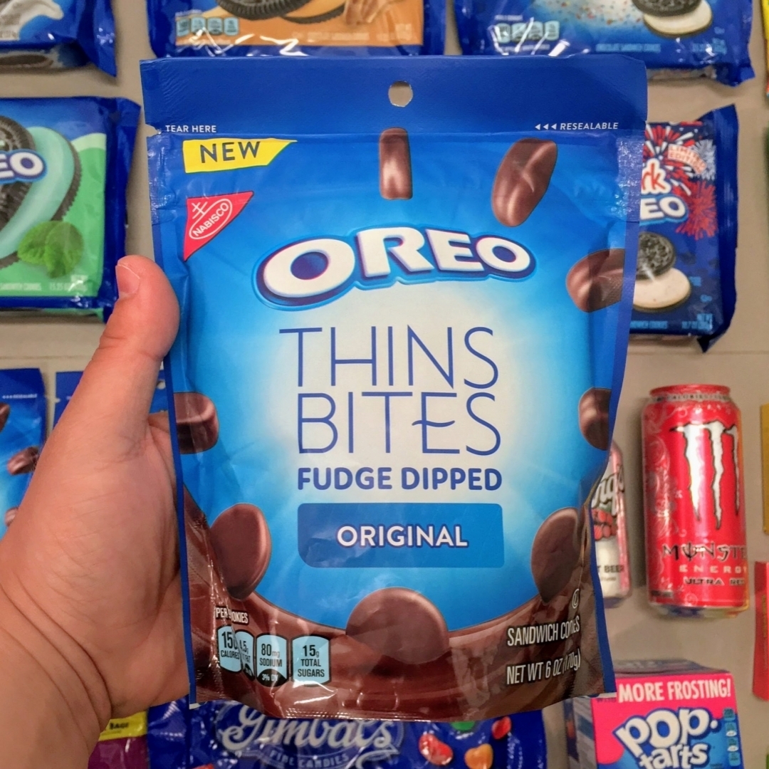 🇺🇸Oreo Thin Bites Fudge Dipped Original (Lançamento 2018 ...