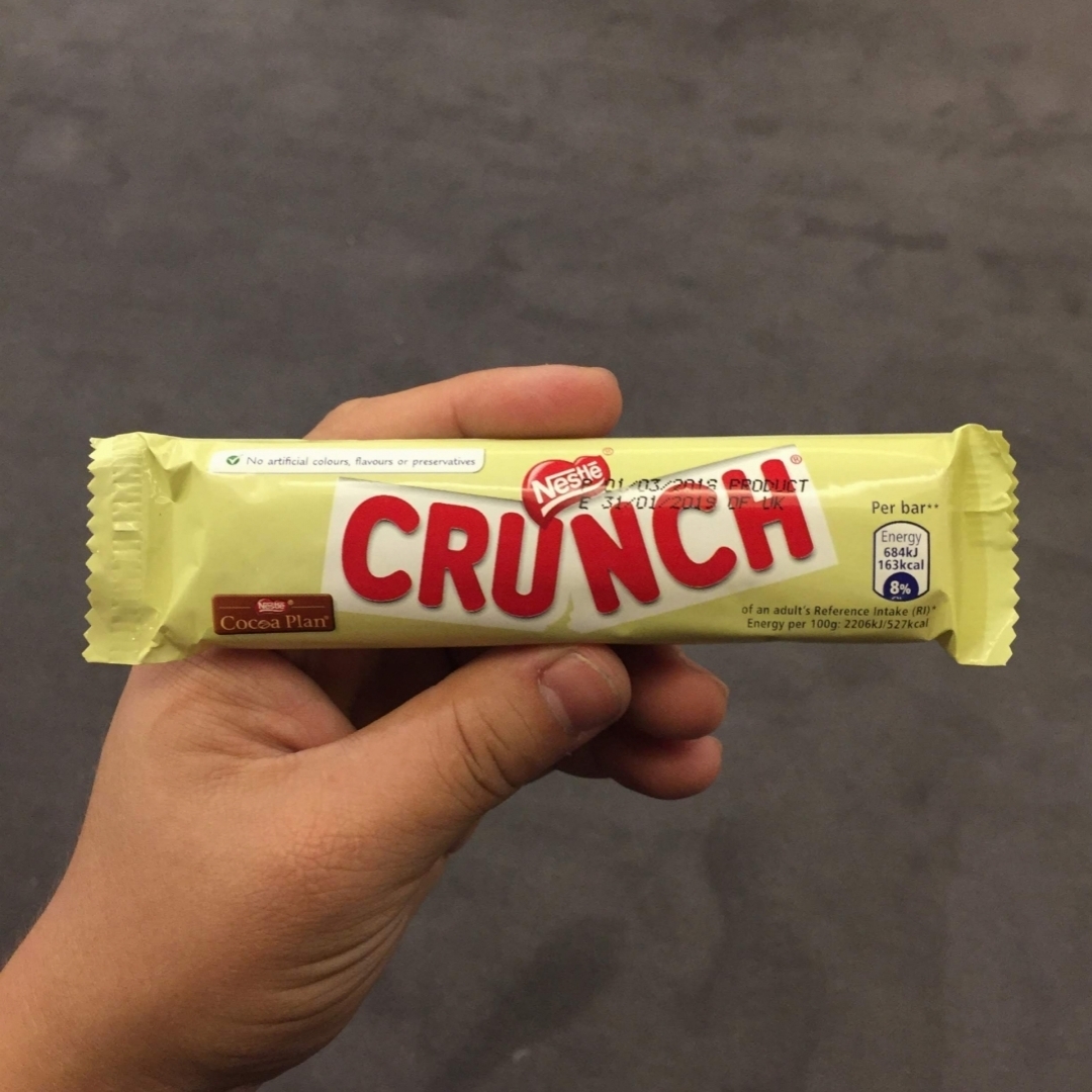 🇦🇪Crunch White (Chocolate Branco) – @ExperimentaIsso