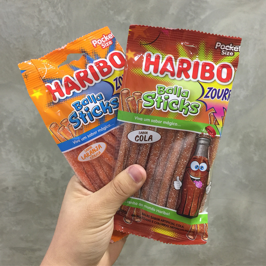 Haribo Balla Sticks COla e Laranja – @ExperimentaIsso