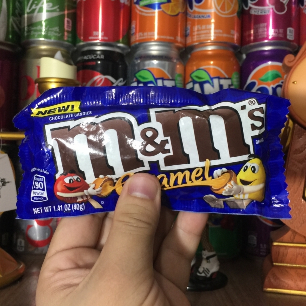 M&Ms Caramel (Caramelo) – @ExperimentaIsso