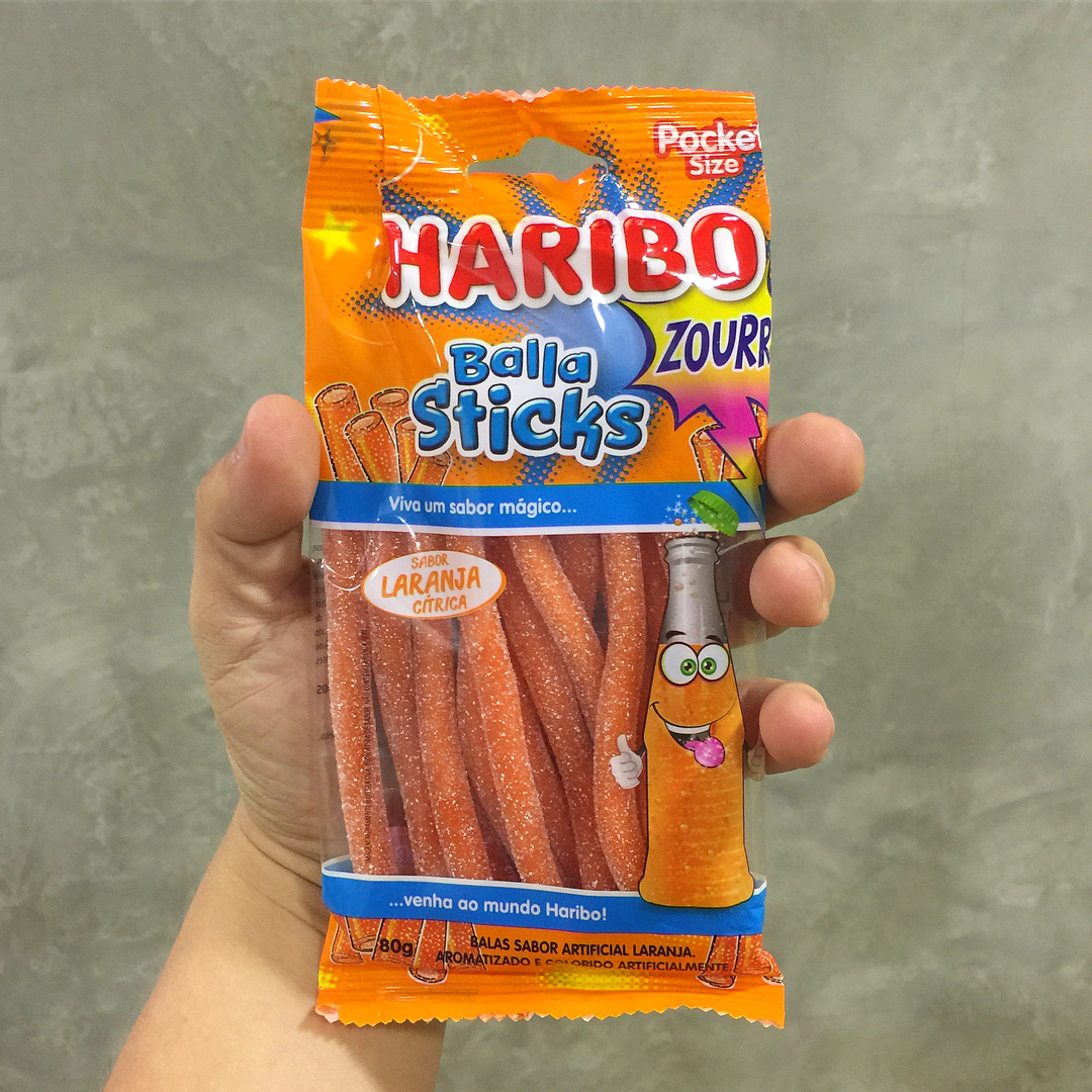 Haribo Balla Sticks COla e Laranja – @ExperimentaIsso