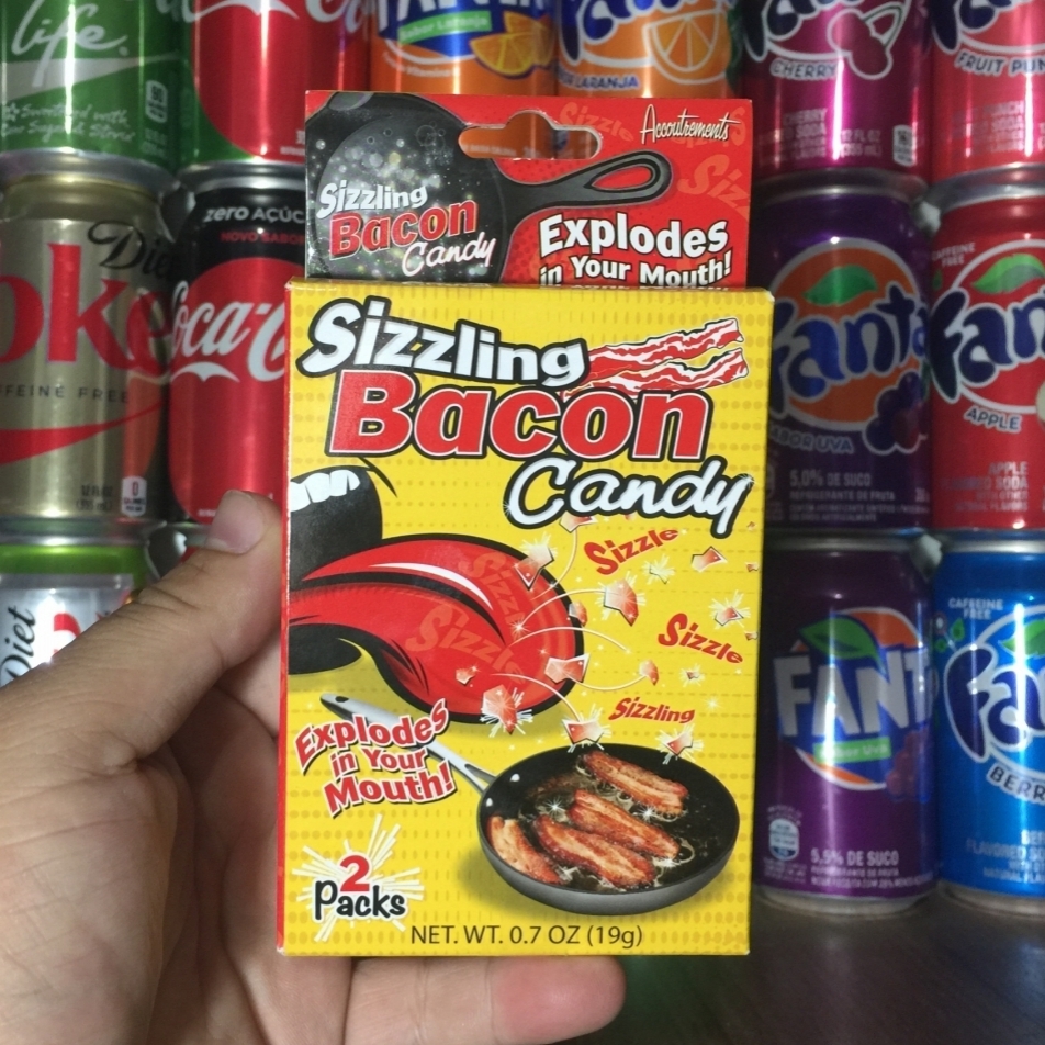 Sizzling Bacon Candy (Explode na boca) – @ExperimentaIsso