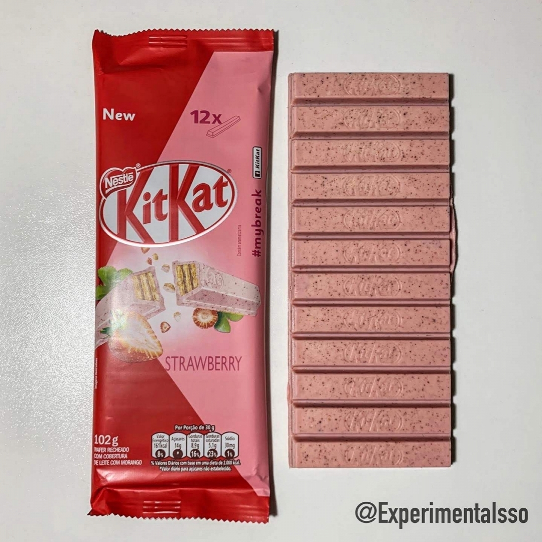 🇧🇷KitKat de Morango! 😍 – @ExperimentaIsso