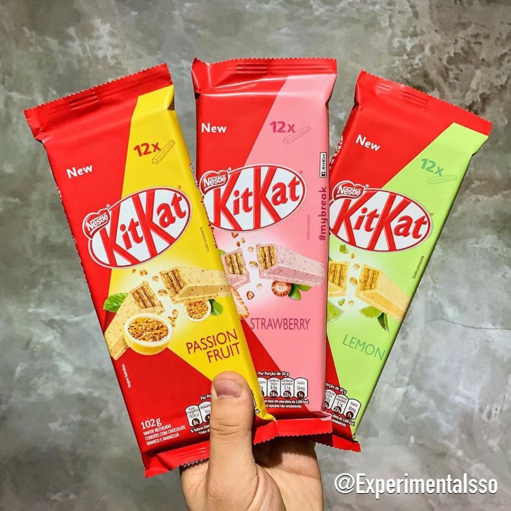 🇧🇷Lista de Sabores de KitKat – @ExperimentaIsso