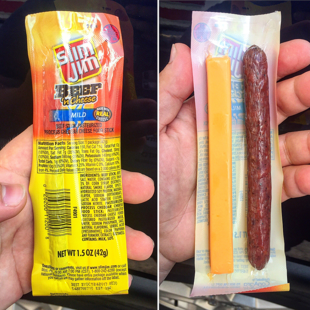 🇺🇸Slim Jim Beef’n Cheese – @ExperimentaIsso