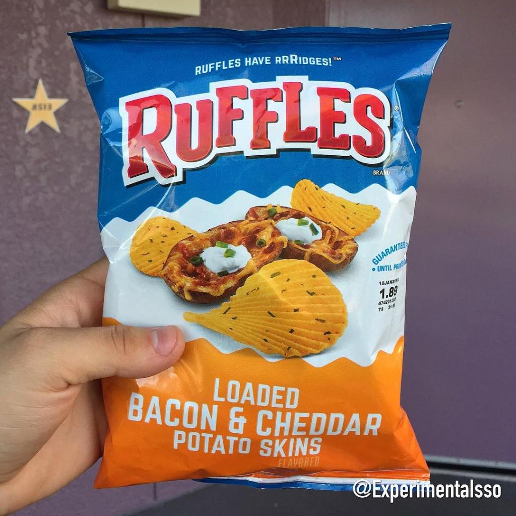 🇺🇸Ruffles Loaded Bacon & Cheddar Potato Skins😵 – @ExperimentaIsso