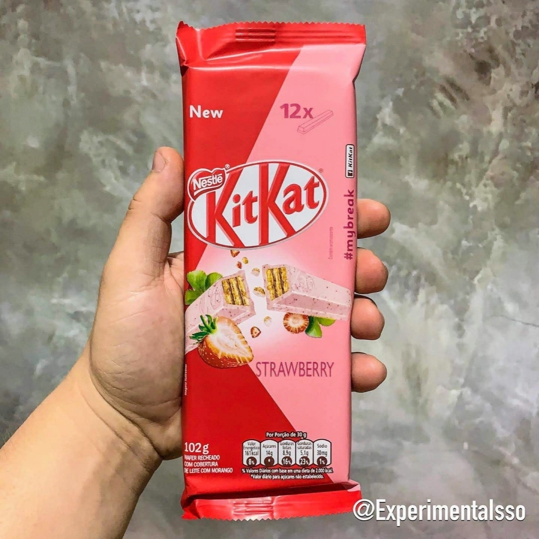 🇧🇷KitKat de Morango! 😍 – @ExperimentaIsso