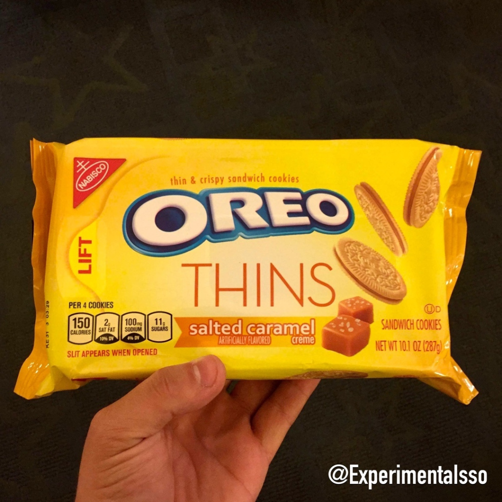 🇺🇸Oreo Thins de Caramelo Salgado 😍 – @ExperimentaIsso