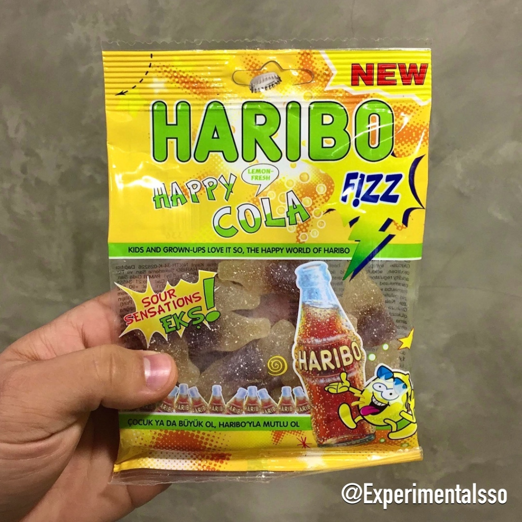 🇬🇧Haribo Happy Cola Fizz😋 – @ExperimentaIsso