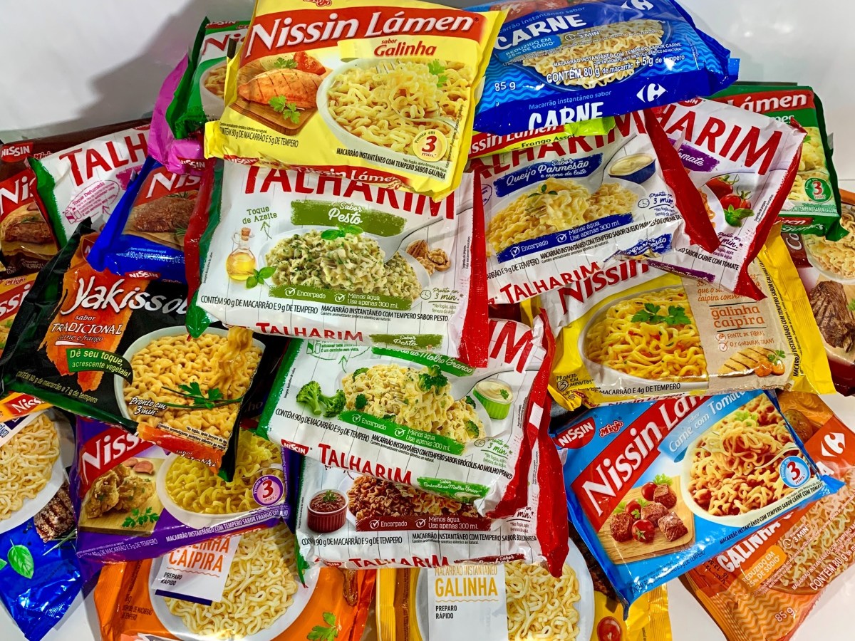 Nissin Lámen Miojo Doce (Sabor Chocolate e Sabor Beijinho ...