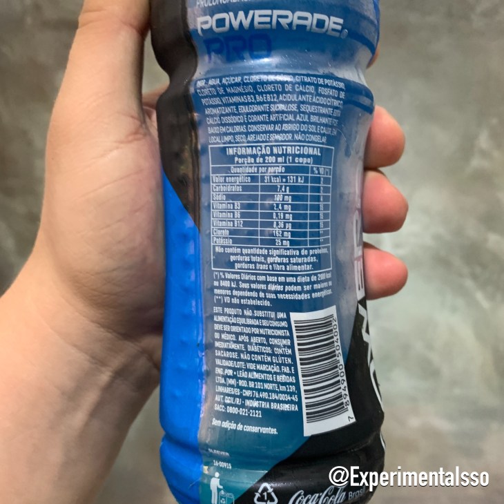 🇧🇷Powerade Mix de Frutas (Brasil, 2019) – @ExperimentaIsso