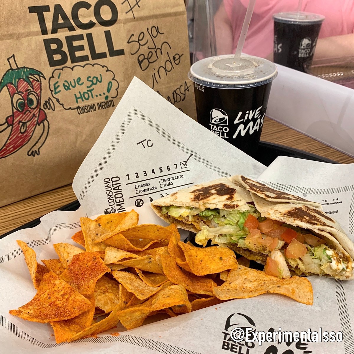🇧🇷Taco Bell – Triple Crunchwrap (Brasil, 2020) – @ExperimentaIsso