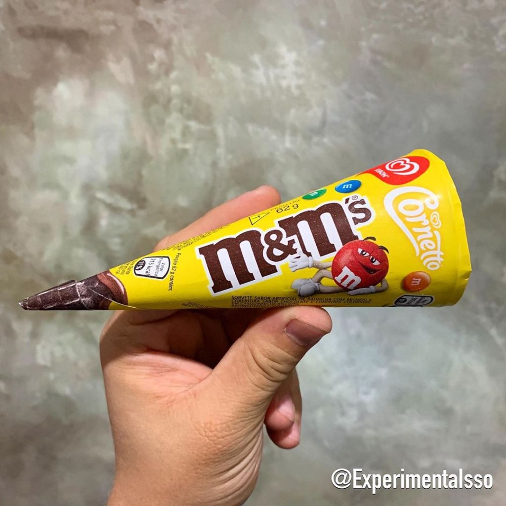 🇧🇷Cornetto de M&M’s!😱😱😱 – @ExperimentaIsso