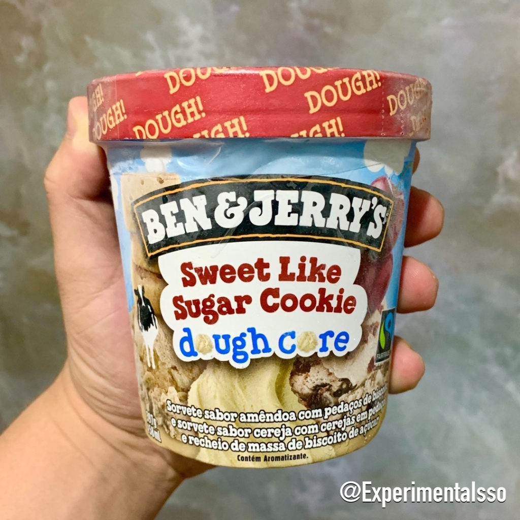🇧🇷Ben & Jerry’s Sweet Like Sugar Cookie Dough Core😋 – @ExperimentaIsso