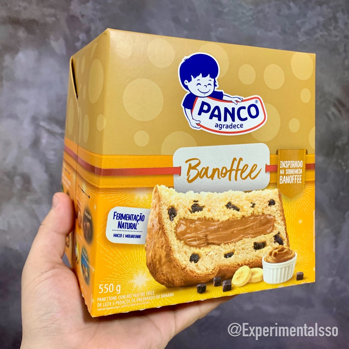 🇧🇷Panettone Panco sabor Banofee (Banana com Doce de Leite ...