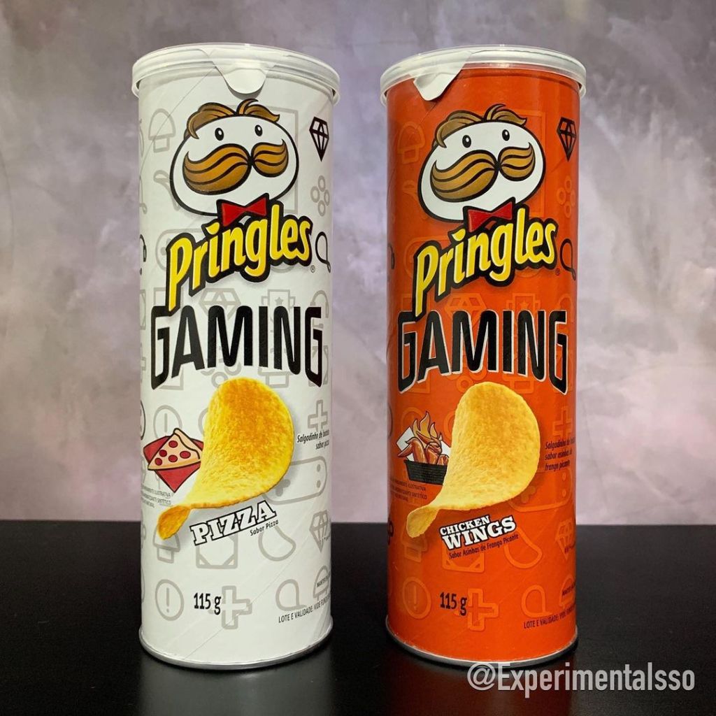 Pringles GAMING – Sabor Pizza e Sabor Chicken Wings 😁🔥 – @ExperimentaIsso