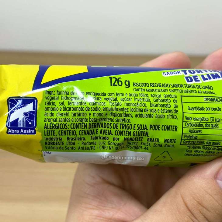 Trakinas Tortinha de Limão – @ExperimentaIsso