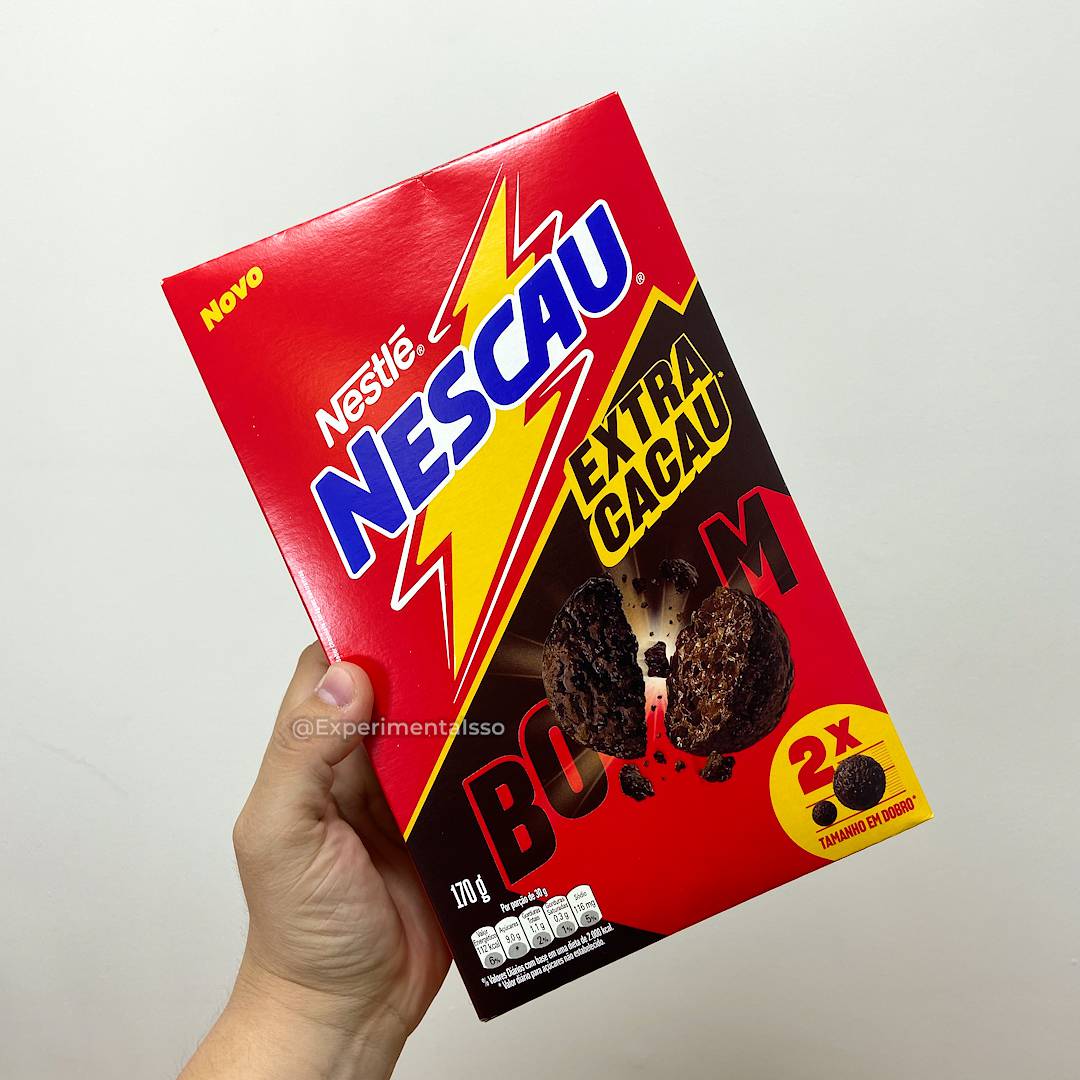 Novo Cereal Nescau Boom Extra Cacau da Nestlé – @ExperimentaIsso