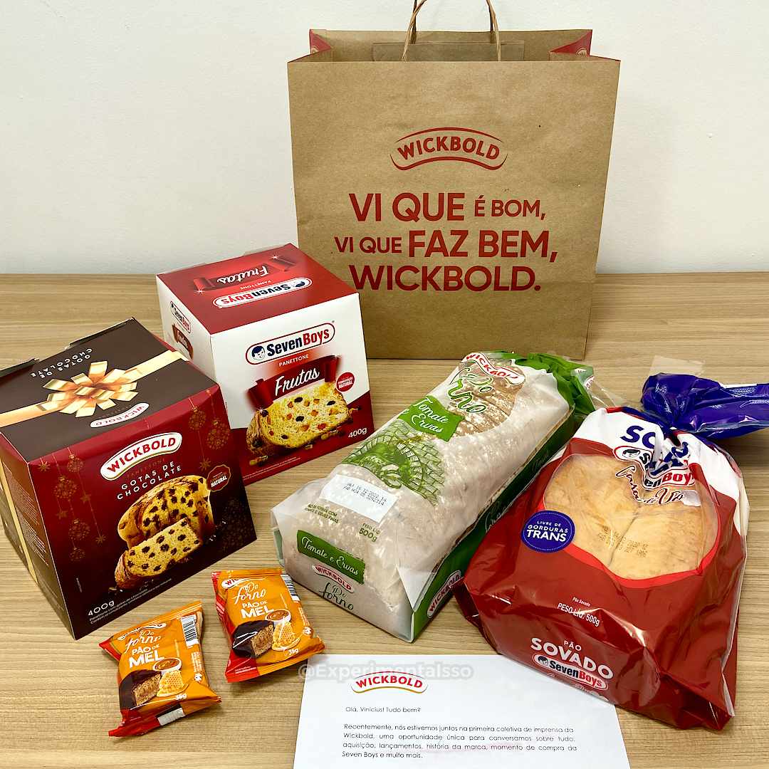 Recebidos Wickbold e Seven Boys (Panettones) – @ExperimentaIsso