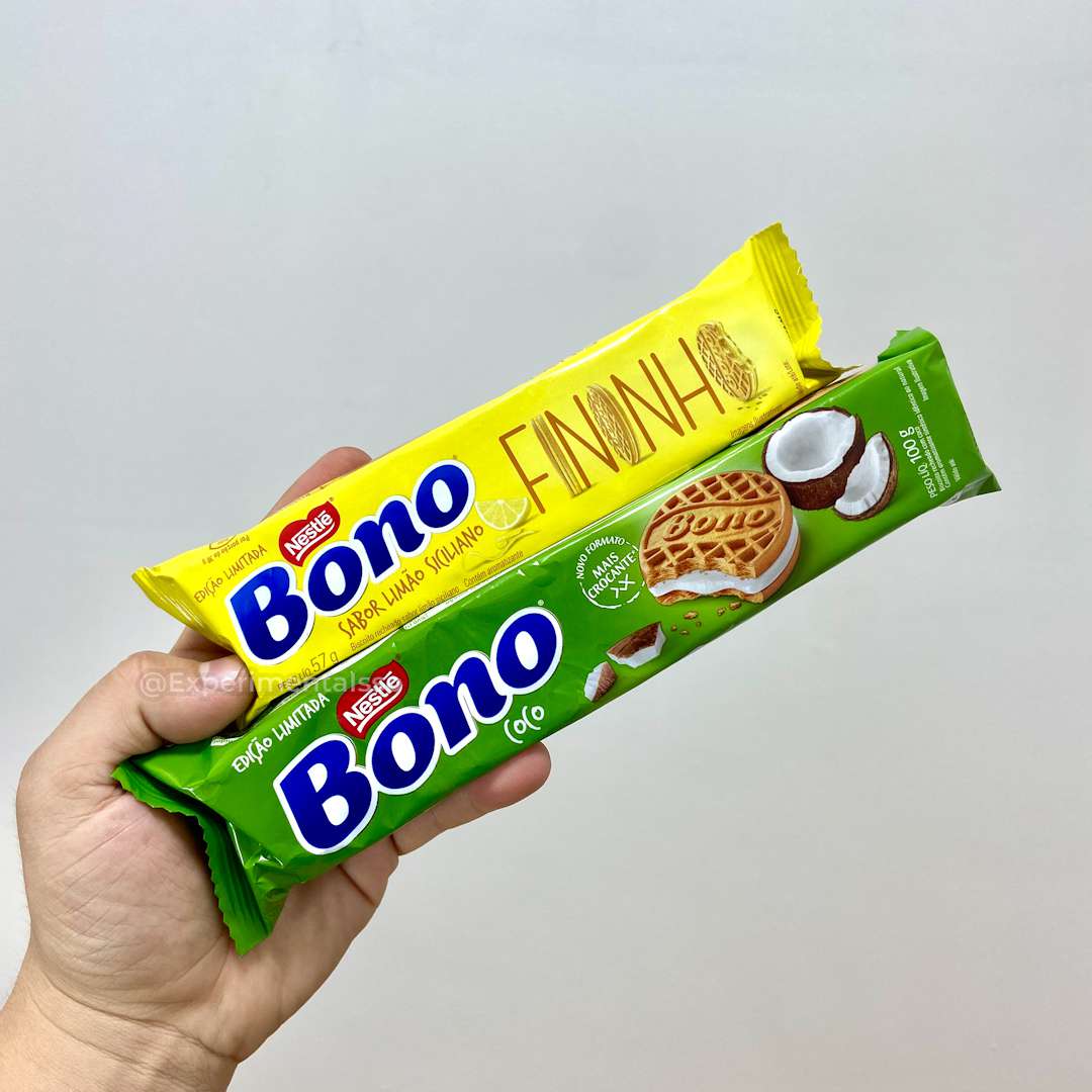 Novas Bono sabor Limão Siciliano e sabor Coco – @ExperimentaIsso
