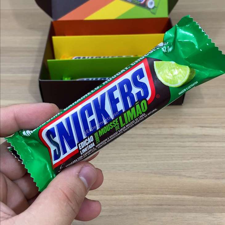 Snickers sabor Mousse de Limão – @ExperimentaIsso