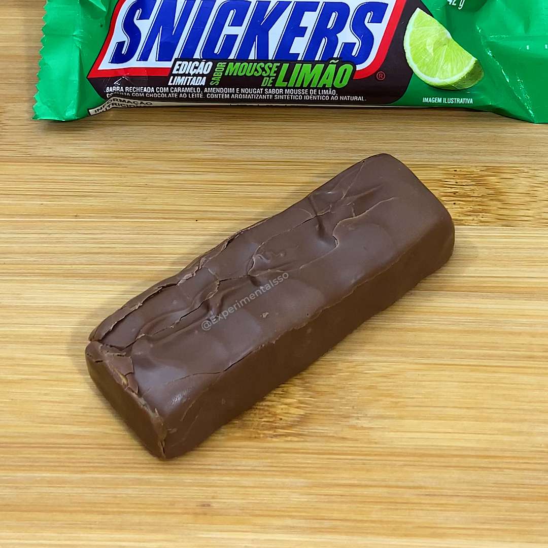 Snickers sabor Mousse de Limão – @ExperimentaIsso