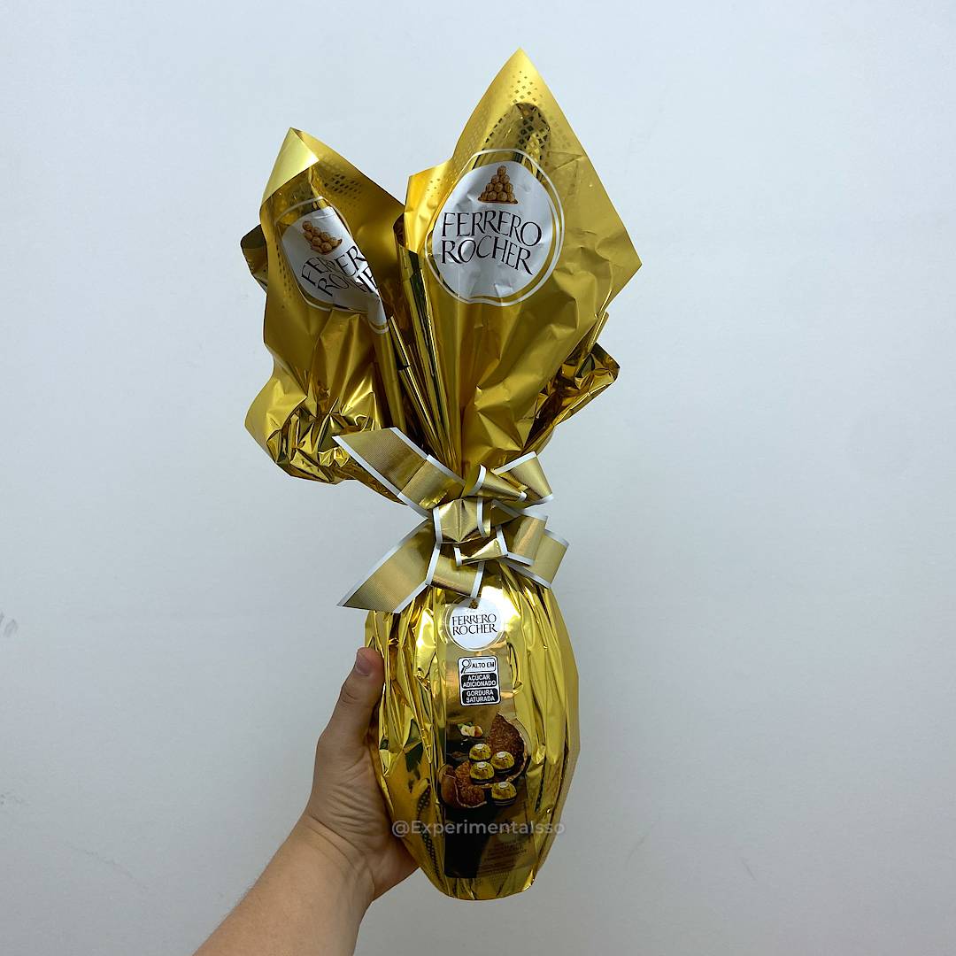 Ovo de Páscoa Ferrero Rocher – @ExperimentaIsso