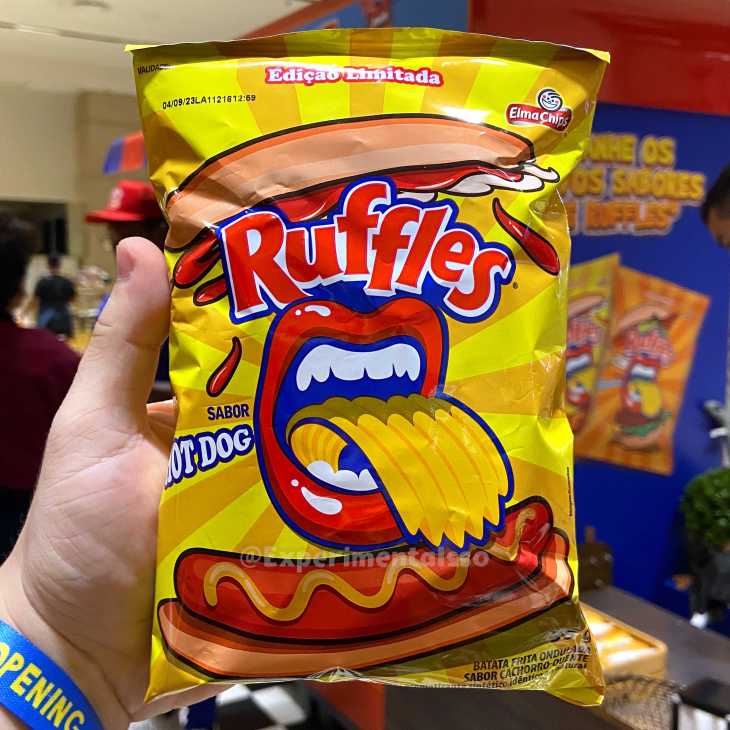 Nova Edição Limitada de Ruffles – Cheeseburger e Hot Dog – @ExperimentaIsso