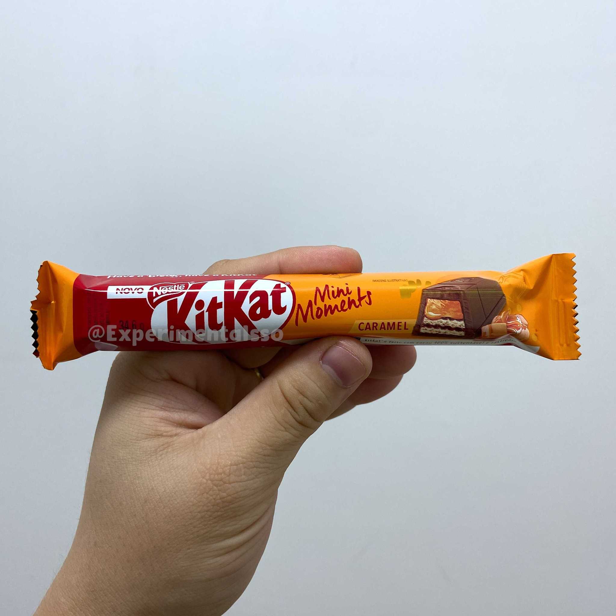 Novo KitKat Mini Moments – Caramel e Cookies & Cream – @ExperimentaIsso