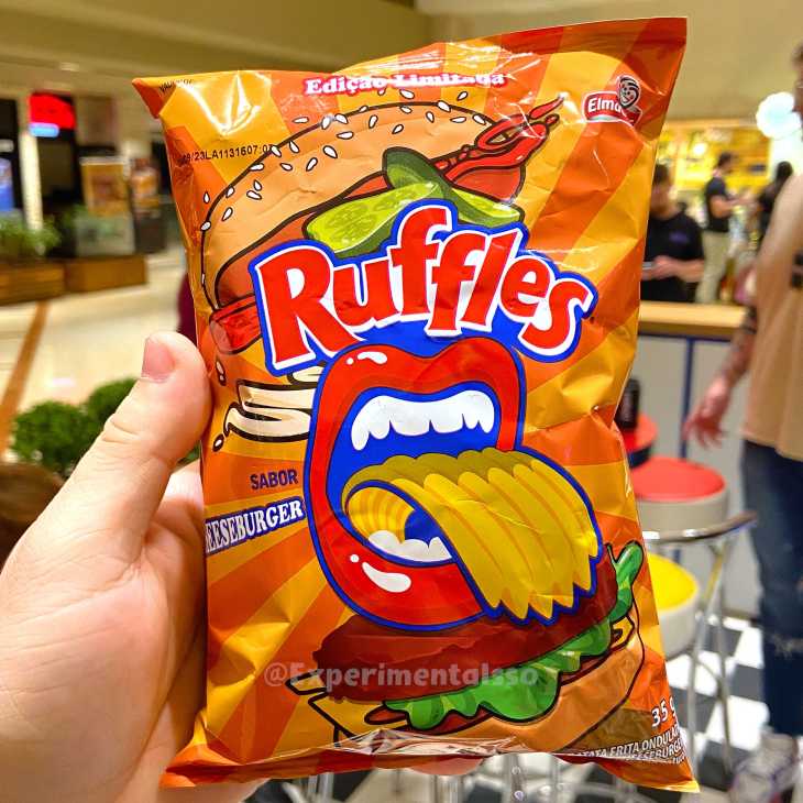 Nova Edição Limitada de Ruffles – Cheeseburger e Hot Dog – @ExperimentaIsso