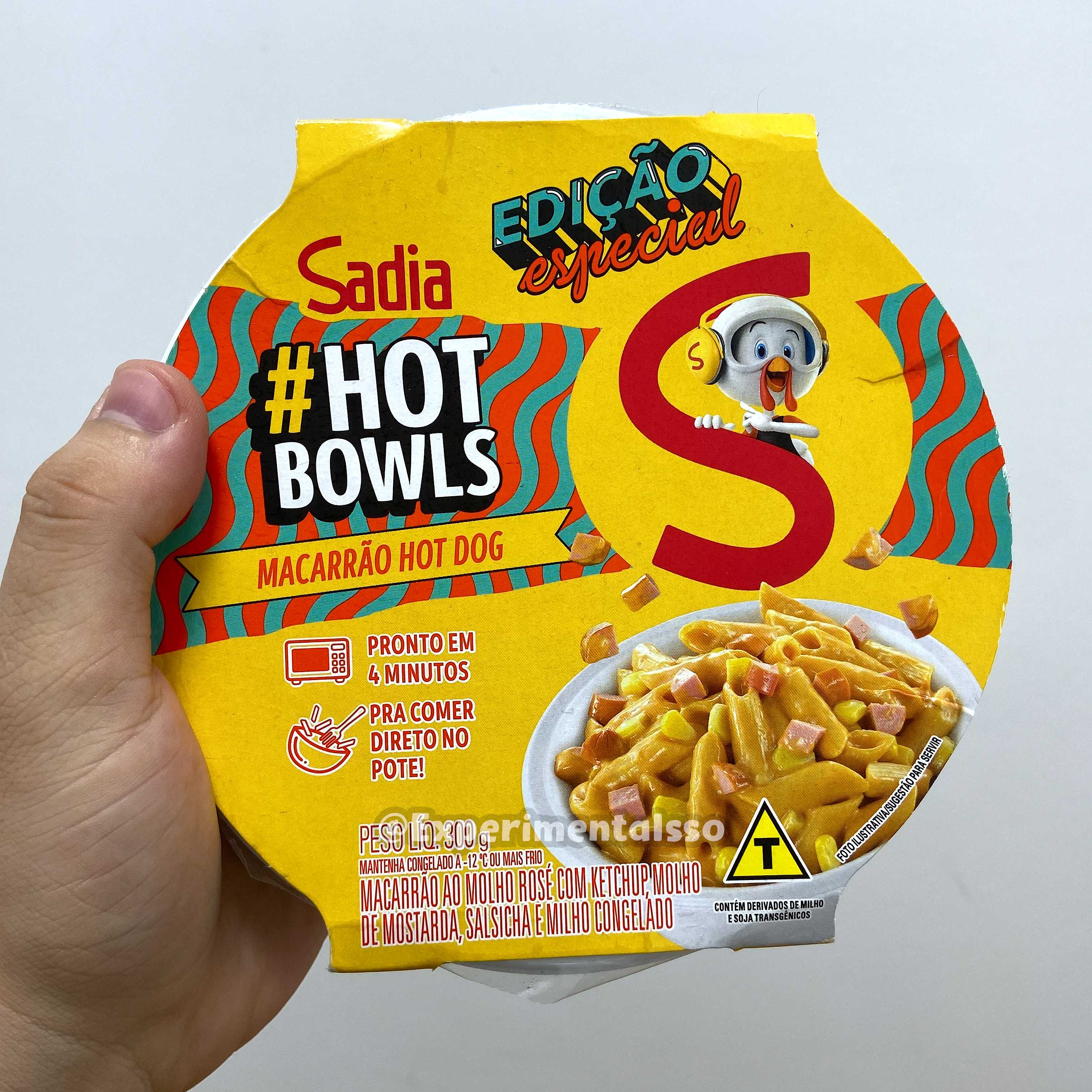 Novos Hot Bowls da Sadia (Carbonara, Mini Almôndegas, Brócolis com ...