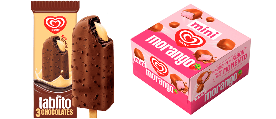 Kibon Lança Novos Sabores: Tablito 3 Chocolates e Mini Morango ...